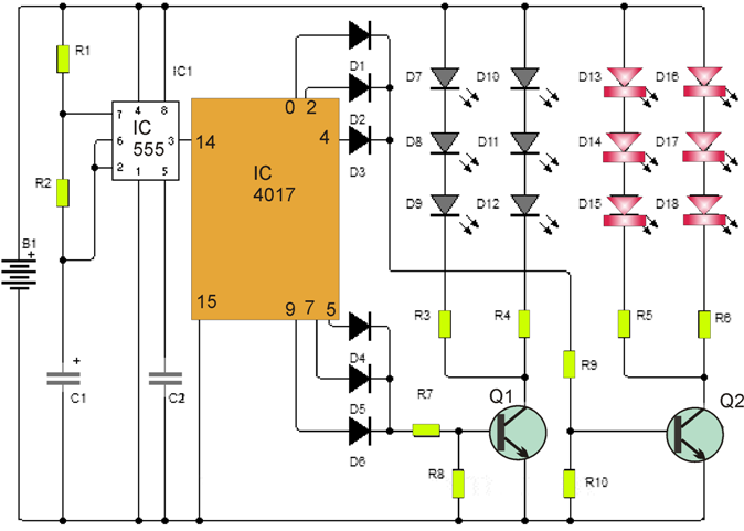 Police Led Lights Circuit Diagram Circuit Diagram