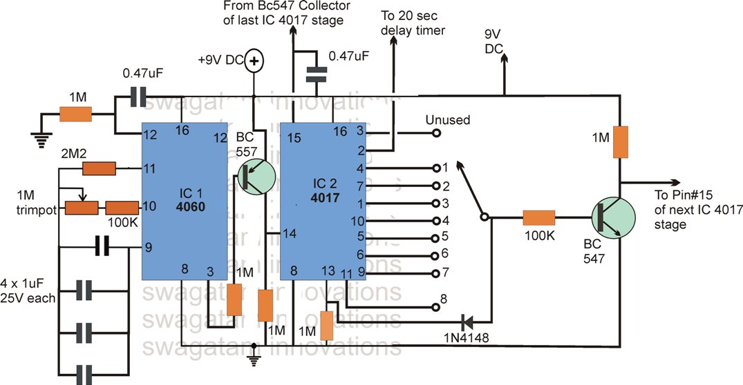 Programmable Digital Timer Circuit Diagram
