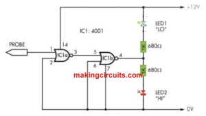 Test Logic with this Logic Probe Circuit – Making Easy Circuits