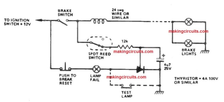 Car Lamp Blown Indicator Circuit – Making Easy Circuits