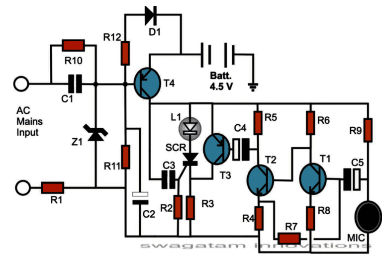 Make an Electronic Candle Circuit with Puff OFF – Making Easy Circuits