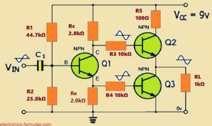 BJT Phase Splitter Circuit Explained – Making Easy Circuits